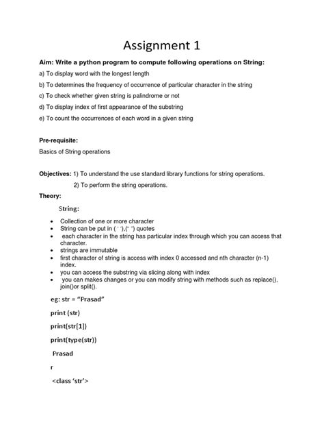 assignment 1 string pdf string computer science computing