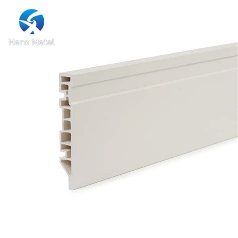Cheap Price 3mm 10mm 12mm Bedroom Plastic Baseboard Molding Pvc Black