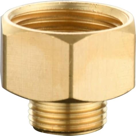 Tecmolog Brass Hose Adapter Connector Us3 8 Male Thread To G1 2
