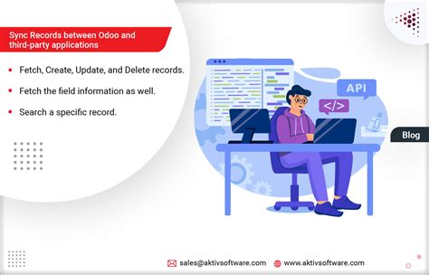 how rest api module will sync records between odoo and 3rd party applications