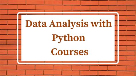 10 best online python courses for data analysis [bestseller 2022] free