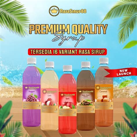 Jual [syrup Series] Sirup Premium Aneka Rasa Minuman Sirop Flavoured