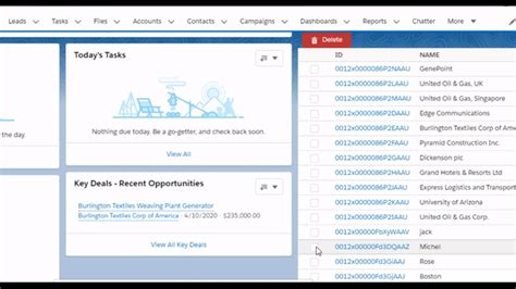 love salesforce yes lightning web component to delete multiple records