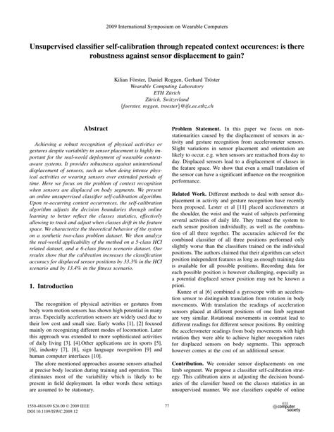 pdf unsupervised classifier self calibration through repeated context