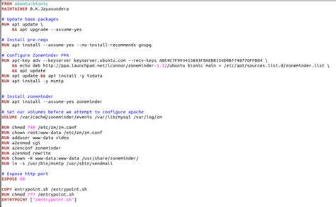 how to build a zoneminder docker image with msmtp using