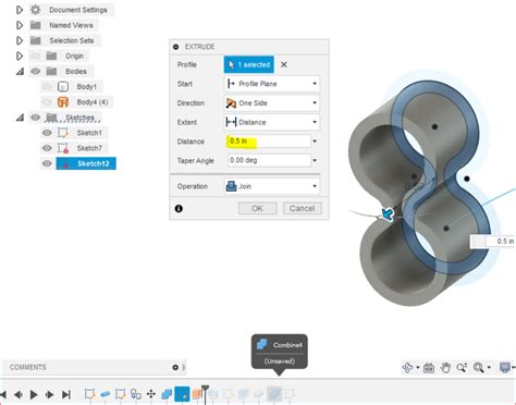 pipe sections to separate bodies autodesk community