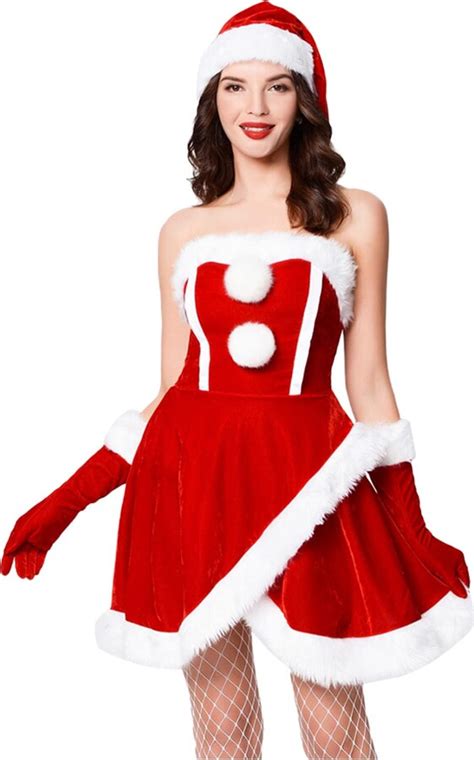 Hoothy Herren Womens Maid Dress Cosplay Set Womens Oktoberfest Outfit