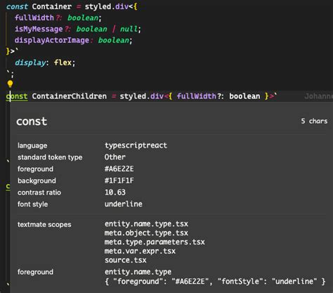 broken highlight when using a multiline prop typing in typescript