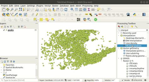 qgis crashes when using interpolation tin from python console in qgis