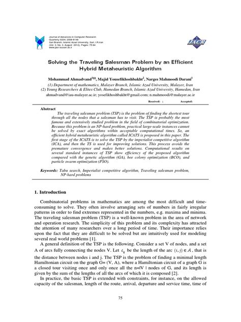 an efficient hybrid metaheuristic algorithm for solving the np hard