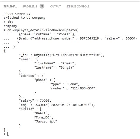mongodb queries document geeksforgeeks