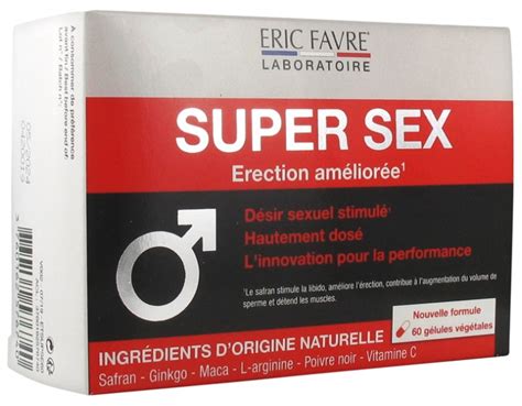 Eric Favre Super Sex 60 Gélules Paraphamadirect