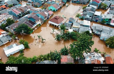 Depiction Of Flooding Devastation Wrought After Massive Natural