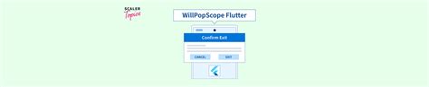 how to use willpopscope widget in flutter with examples scaler topics
