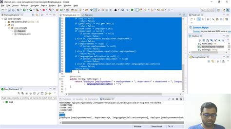 overriding equals and hashcode method in java part ii youtube