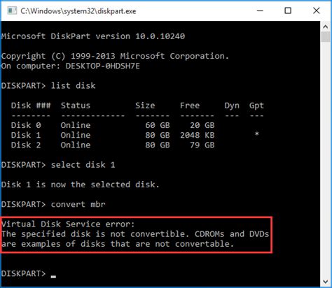 diskpart virtual disk service error