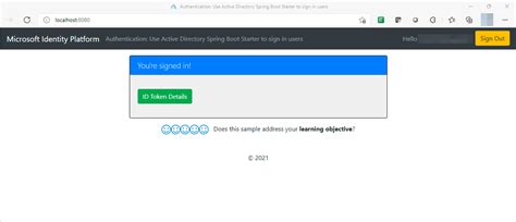 java azure active directory spring boot authenticationprincipal