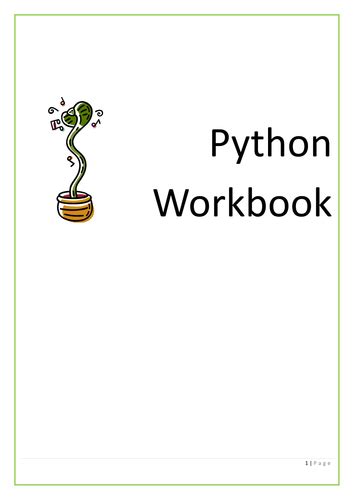 python workbook teaching resources
