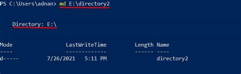 create a folder in powershell