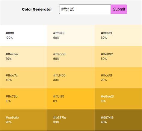 color generator 🎨 dev community