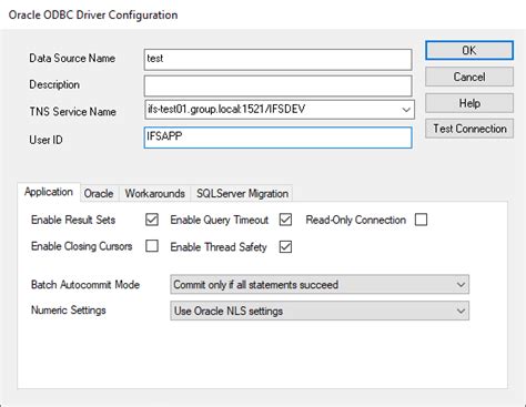 connection string for ole db connection ifs community
