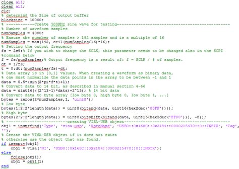 how to control tabor awgs with matlab example4