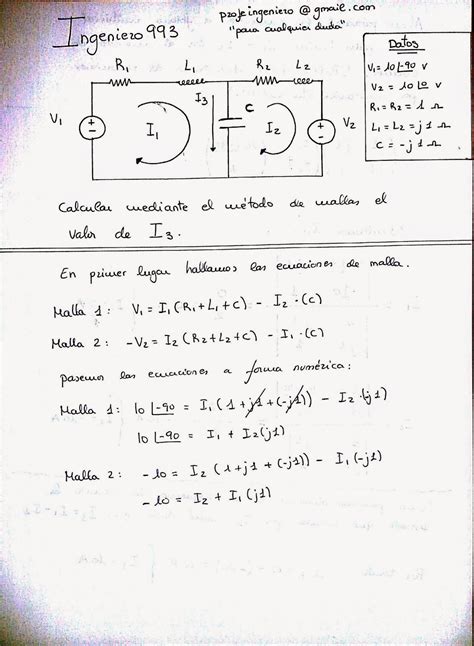 Blog De Ciencias Método De Mallas Ejercicio Resuelto 1
