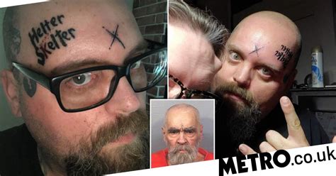 Charles Manson Fanatic Gets Cult Leaders Ashes Tattooed Into Forehead