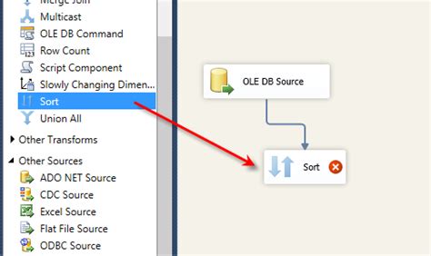 removing duplicates rows with ssis sort transformation