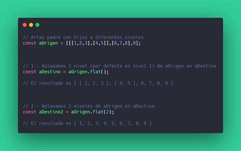 javascript basics array flat javier martínez solera