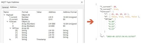 mqtt json advanced format setting weintek forum