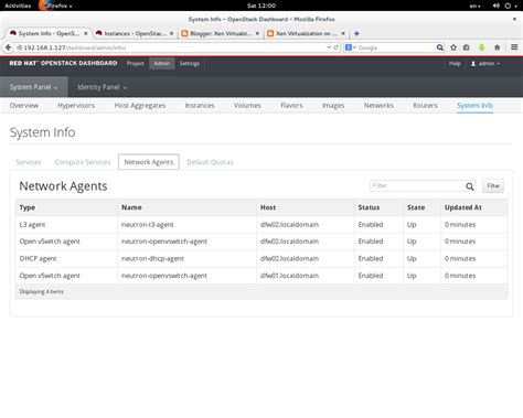 multi node openstack rdo havana xen virtualization on