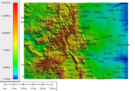 make use of a color scale in a random map signal