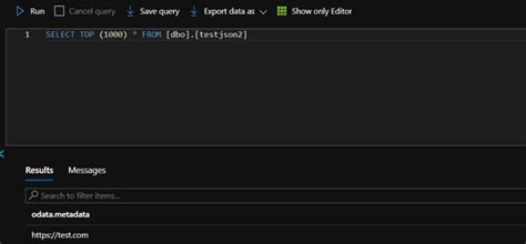 sql how to get an array from json in the azure data