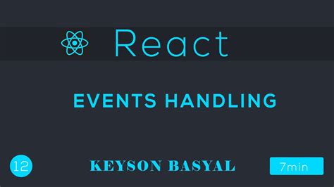 reactjs tutorial 13 event handling youtube