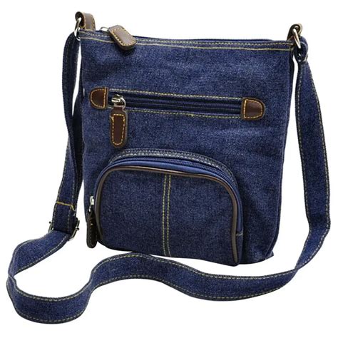 2018 Casual Womens Crossbody Bag Cool Denim Cloth Mini Messenger