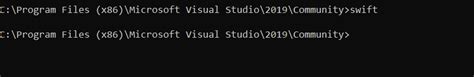 Swift On Windows Repl Does Not Start Using Swift Swift Forums