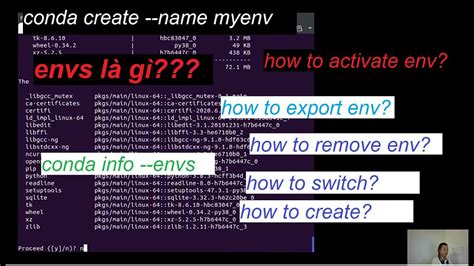 10 pythonchonongdan tạo xóa sao chép env trong conda create remove