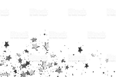 Silver Volumetric Starconfetti Stock Illustration Download Image Now