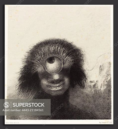 Odilon Redon French 1840 1916 Le Polype Difforme Flottait Sur Les