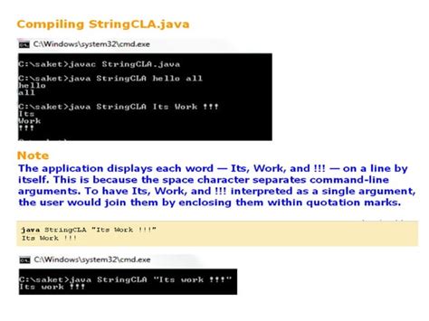 command line arguments in java tutorial