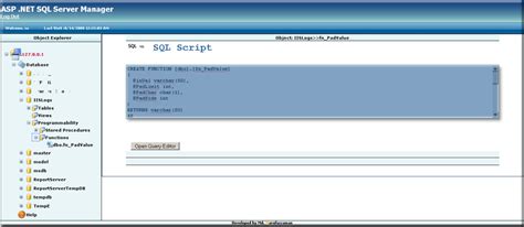 a simple example of sql server admin tools codeproject