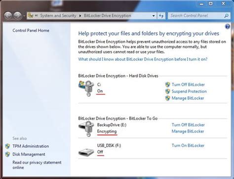 how to enable bitlocker drive encryption with video link technet