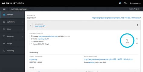 zero to express on openshift in three commands red hat developer