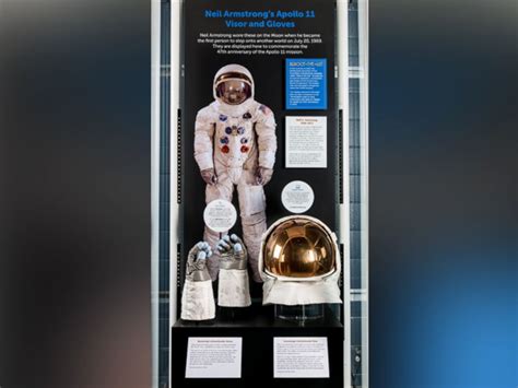 Neil Armstrongs Moon Landing Artifacts Are On Display At The