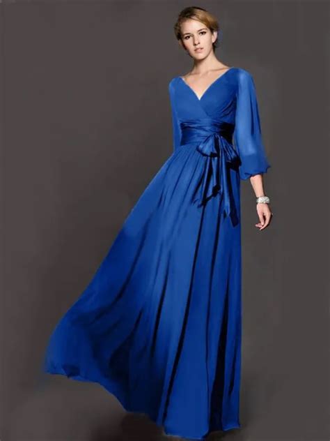 Buy Cecelle 2016 Royal Blue Chiffon Modest Chiffon