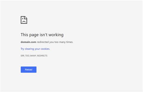 what is the err too many redirects error and how to fix it