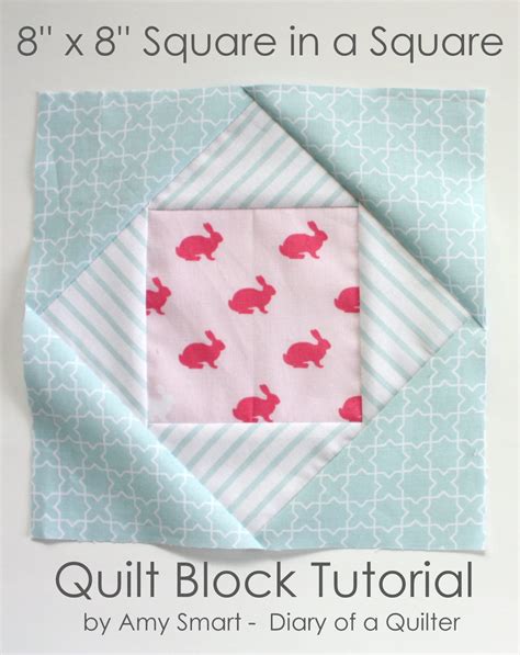 Square In Square Quilt Block Tutorial And Wonderland Apron The Polka
