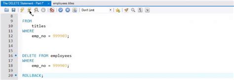 sql delete statement how to safely remove records from a