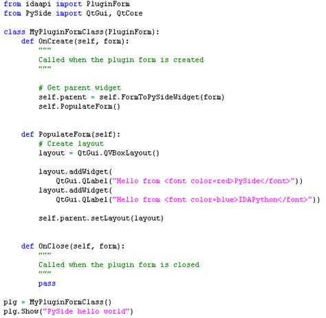 ida pro python and qt hex rays